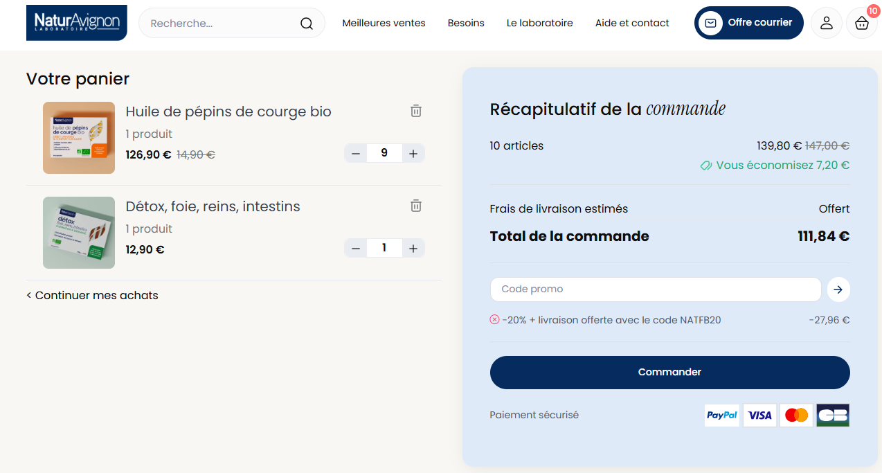 Passer commande en 4 étapes : c'est facile ! – Naturavignon